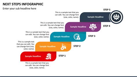 Next Steps Free Infographic Animated 16x9pptx