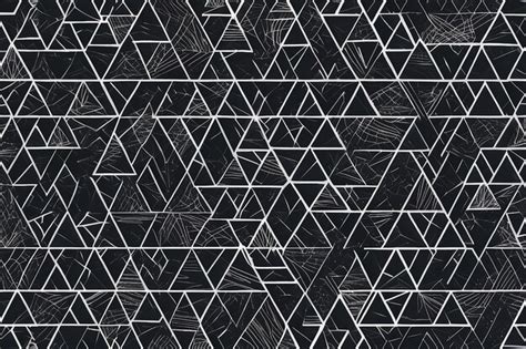 Premium Photo Geometric Vector Pattern Repeating Linear Triangle In Different Size Graphic
