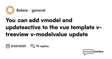 You Can Add `vmodel` And `updateactive` To The Vue Template ` Active