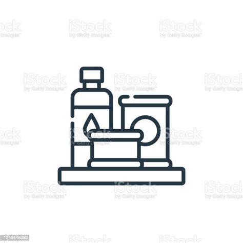 음식 벡터 아이콘입니다 음식 편집 가능한 뇌졸중 웹 및 모바일 앱 로고 인쇄 매체에 사용하기 위한 식품 선형 기호입니다 얇은 선 그림 벡터 격리 된 윤곽선 도면입니다 고기에