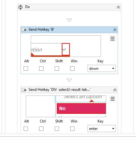 Error Dropdown Menu Exception Type UiPath Core SelectorNotFoundException WEB Recording