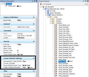 OpenRoads Tip Create Geometry By Template EnvisionCAD