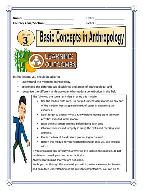 Lesson 3 Basic Concepts In Anthropology Pdf Anthropology Race
