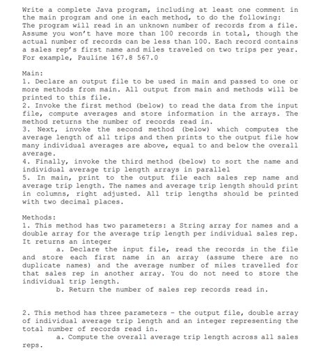 Solved Write A Complete Java Program Including At Least One