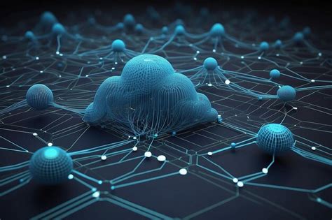 Premium Photo 3d Illustration Concept Image Embossed Mesh Representing Internet Connections In