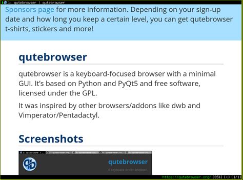 Overlay Scrollbars R Qutebrowser