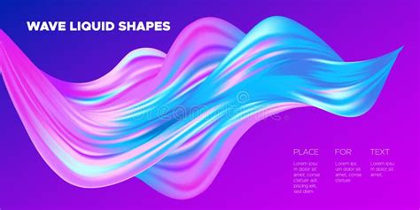 3d Abstract Liquid Colorful Shapes Stock Vector Illustration Of Fluid Creative 124004581