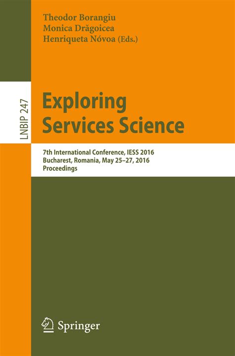 Pdf Research And Education In Service Science Management And Engineering The Case Of The