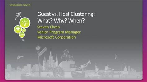 ppt guest vs host clustering what why when powerpoint