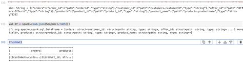 How To Convert A String Json To Scala Dataframe Stack Overflow