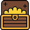 Treasure Chest Generic Color Fill Icon
