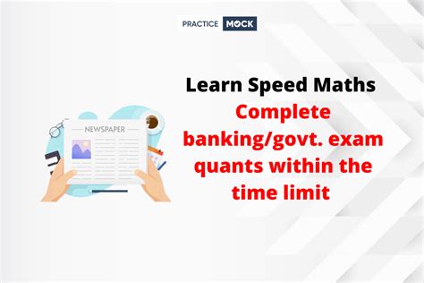 Speed Math Tricks And Tips For Banking And Government Exams Practicemock