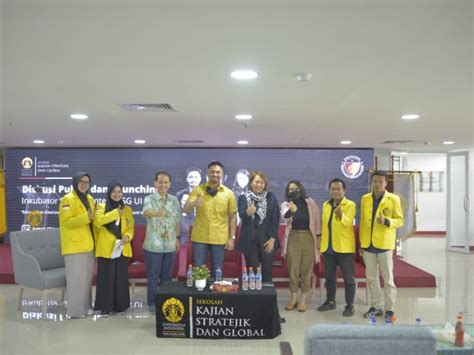 Forum Mahasiswa Sksg Ui Launching Inkubator Bisnis Center Sksg Ui Dan