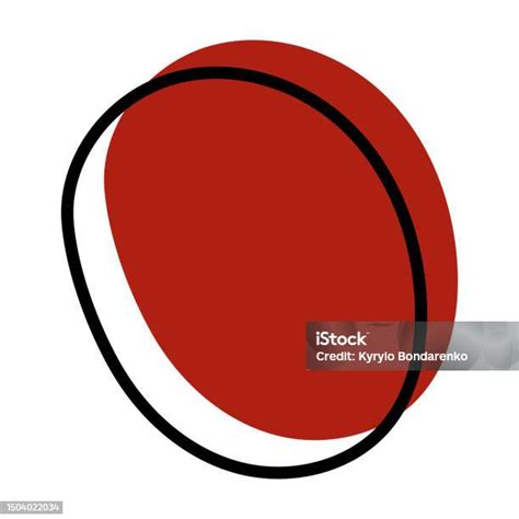 빨간색 타원 디자인 요소 모양입니다 손으로 그린 유기적 일러스트레이션 0명에 대한 스톡 벡터 아트 및 기타 이미지 0명 기하 도형 낙서 드로잉 Istock