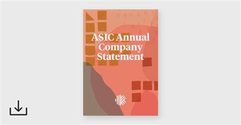 Asic Annual Company Statement Karbon Template Library