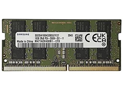 ️ Samsung Memory 16gb Ddr4 2666 1333mhz Pc4 21300 M471a2k43db1 Ctd Ebay