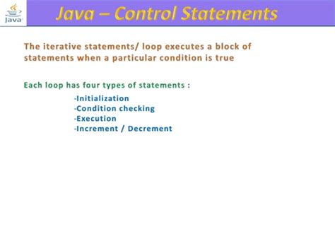 Java Programming Control Statements Pptx