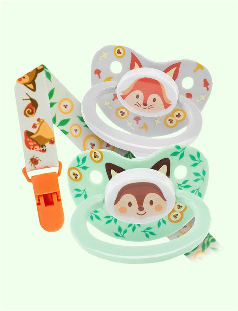 Box Of 2 Pacifiers Rearz Woodland Pacifiers Diaper Minister