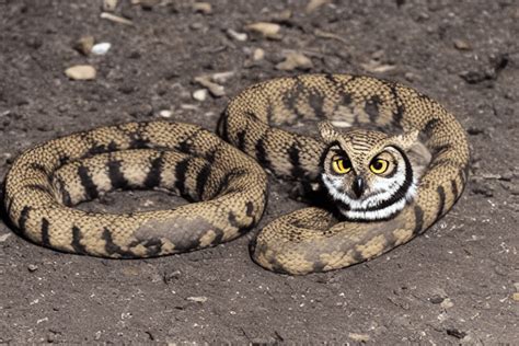 Tiger Owl Snake Graphic · Creative Fabrica