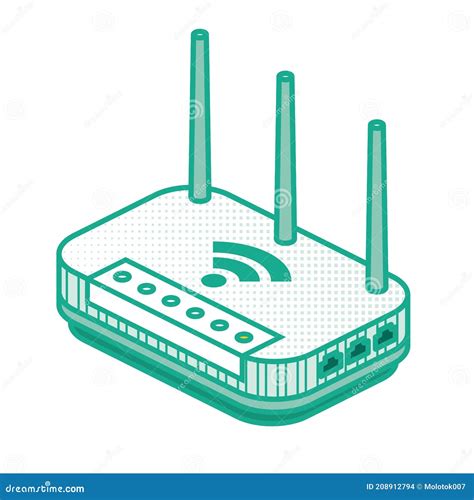 Wi Fi Router 2 Antennas Icon In Line Design Wi Fi Router Antennas Network Internet Signal