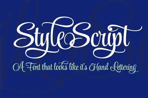 Style Script Font Package Retro Script Fonts