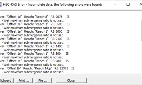 Hec Ras Help Or Troubleshooting Kleinschmidt