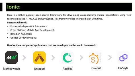 Best Interactive Guide On Top 10 Mobile App Development Frameworks Ppt