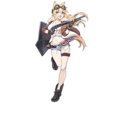 Kisetsu M500 Girls Frontline Girls Frontline Official Art 1girl D Armor Blonde Hair