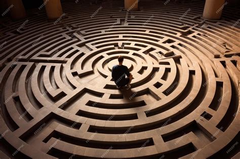 Premium Photo Educational Psychologist Navigating A Labyrinth Of