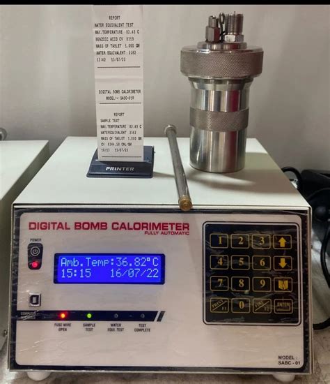 Bomb Calorimeters Automatic Bomb Calorimeter Latest Price