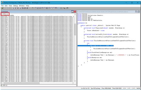 Capture A Stackoverflowexception And Make A Dump 0xc00000fd The Best