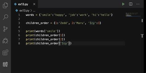 lesson 16 dictionaries in python beamazedd