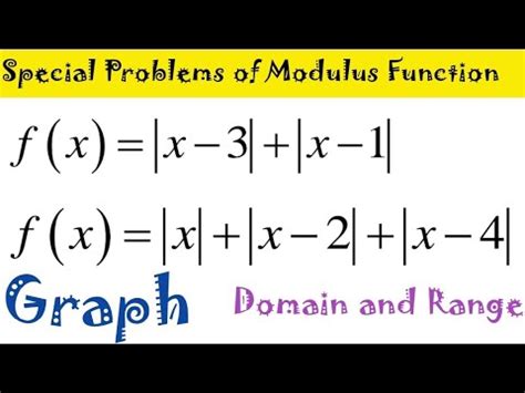 Sketching Graph of Modulus Function | Modulus Function Graphs | When ...
