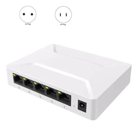 Network Switch 5 Port 100 1000mbps Gigabit Network Ethernet Switch