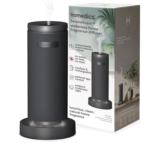 Homedics Serenescent Mini Fabric Rechargeable Waterless