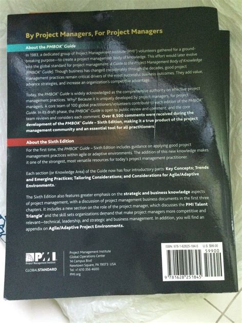 Pmbok Guide Project Management Hobbies And Toys Books And Magazines