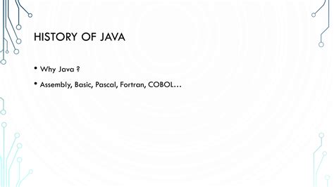 SOLUTION Lect The History And Evolution Of Java Updated Studypool
