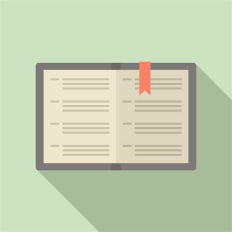 Premium Vector Syllabus Instruction Book Icon Flat Illustration Of