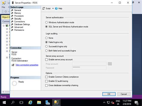 Windows Server 2016 Sql Server 2017 Connect To Database Engine Server World