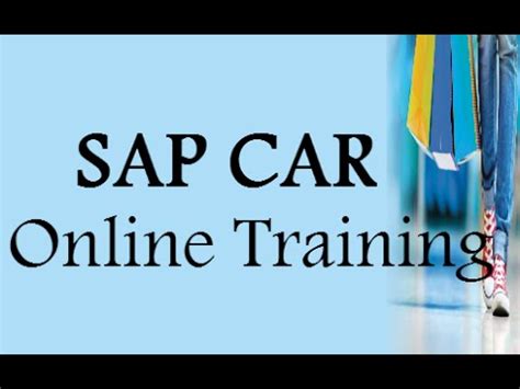 Sap Car Training Video Customer Activity Repository Online Demo Vide