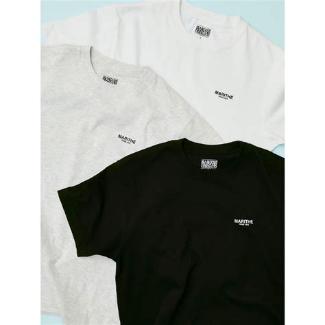 พร้อมส่ง💥 กดได้เลยนะคะ ใช้โค้ดเหลือ 973 บาท ️เสื้อ Marithe 3pack Small Regular Logo Tee 1set