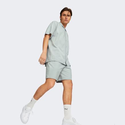 Рубашка Puma CLASSICS Pique Shirt | Цвет: серый | купить в интернет ...