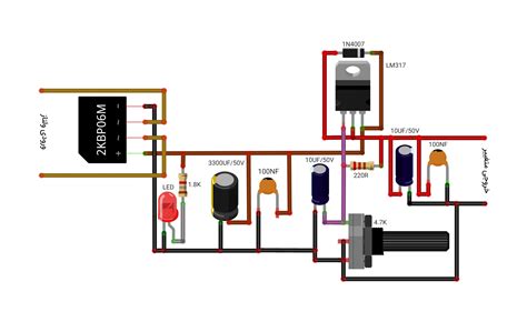 آموزش ساخت مدار منبع تغذیه قابل تنظیم آیسی مدار