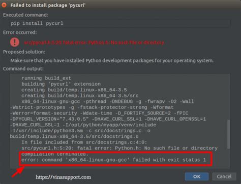 Fix Lỗi Command X8664 Linux Gnu Gcc Failed With Exit Status 1