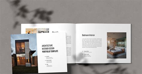 Modèle De Portfolio Dintérieur Darchitecture