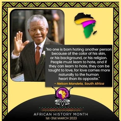 United States Of Africa No One Is Born Hating Another Person Because
