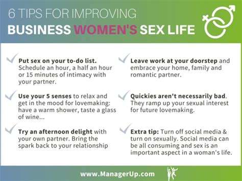 How To Improve My Sex Life The Busy Womans Guide ManagerUp