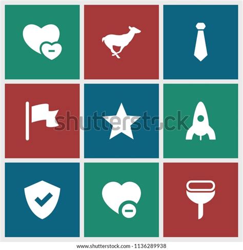 Emblem Icon Collection 9 Emblem Filled Stock Vector Royalty Free