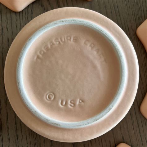 1970s Vintage Treasure Craft Lazy Susan Southwestern Style Ceramic Pottery Serving Set Etsy