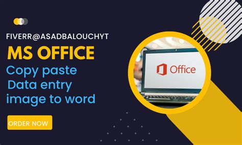 Do Data Entry Copy Paste Image To Word Pdf To Word Excel Word Screenshots Many By